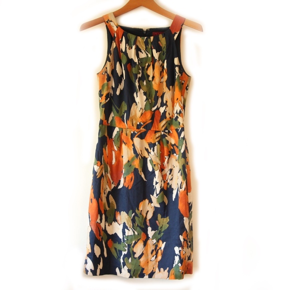 Vintage | Dresses | Vintage Abstract Patterned Dress 4 | Poshmark
